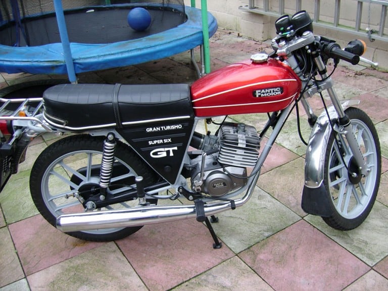 Mopeds in UK back in the 1970’s when I owned them. – Carpy’s Cafe Racers
