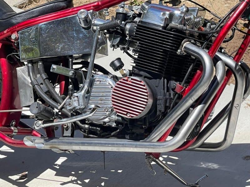 Exhaust Drag Pipes Chopper CB750 ” El Diablo” SOHC 1969-1978 HONDA ...